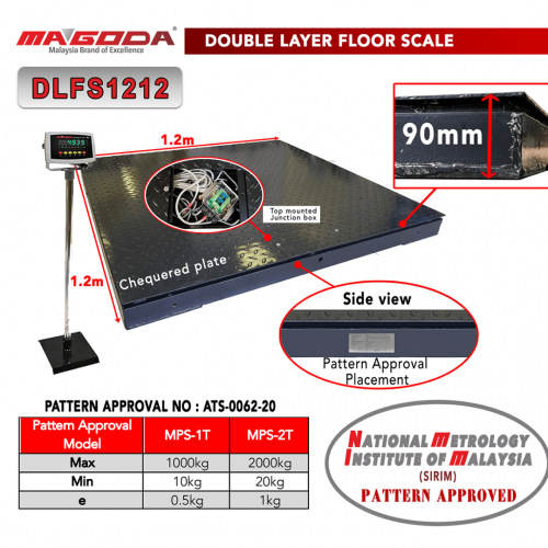 Floor Scale With Frame – Magoda Weighing Instrument
