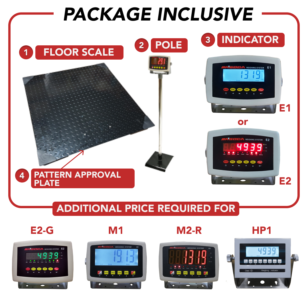 Floor Scale With Frame – Magoda Weighing Instrument