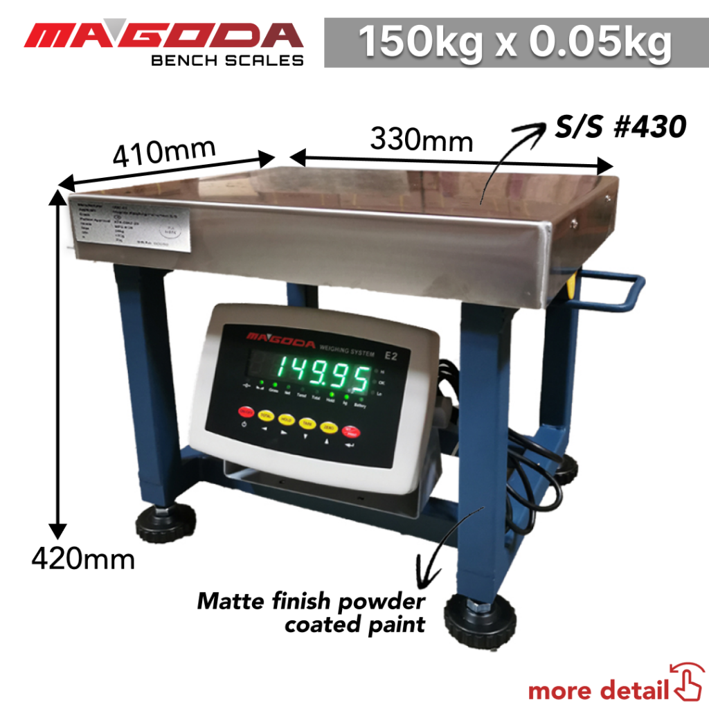 PLATFORM / BENCH SCALE – Magoda Weighing Instrument