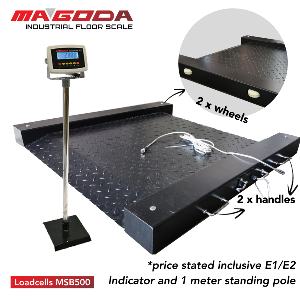 MOVEABLE FLOOR SCALE – Magoda Weighing Instrument