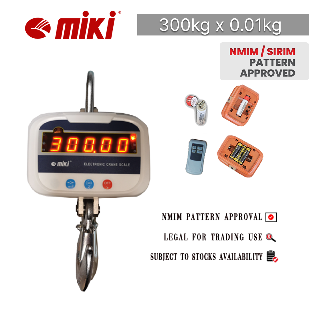 Miki Crane Scale – 300kg – Magoda Weighing Instrument