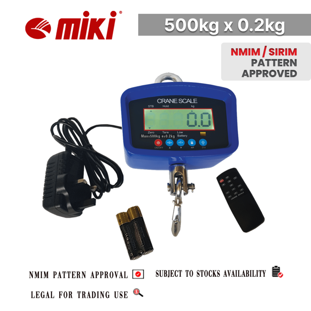 Miki Crane Scale – 500kg – Magoda Weighing Instrument