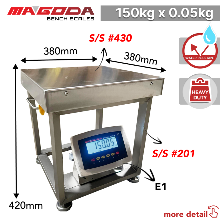 Bench Scale (Heavy duty & Water Resistant) – Magoda Weighing Instrument