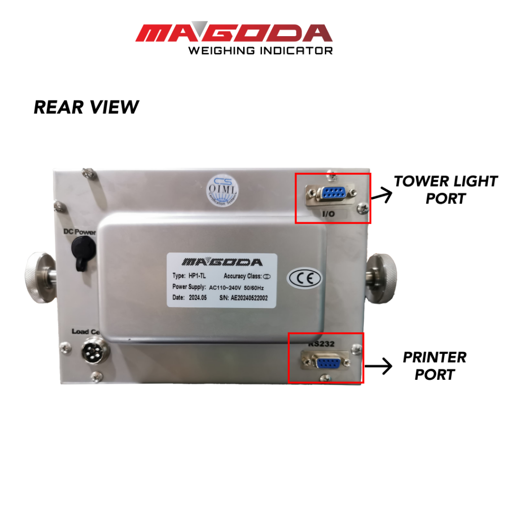MAGODA HIGH PRECISION INDICATOR WITH TOWER LIGHT – Magoda Weighing ...